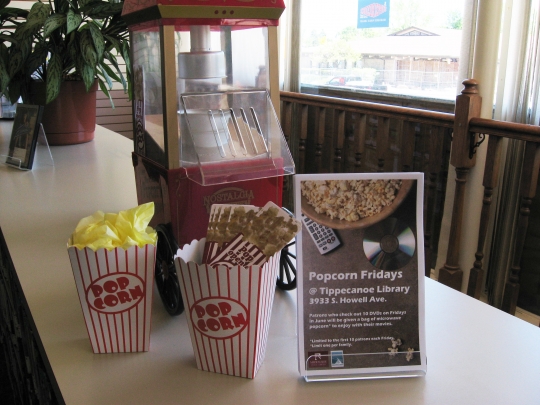 Popcorn Fridays @ Tippecanoe Library · MPL